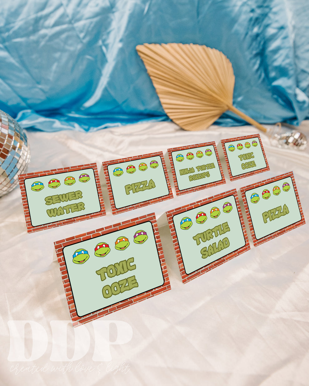 TMNT Food Tent Label | Teenage Mutant Ninja Turtles Printable Party De ...