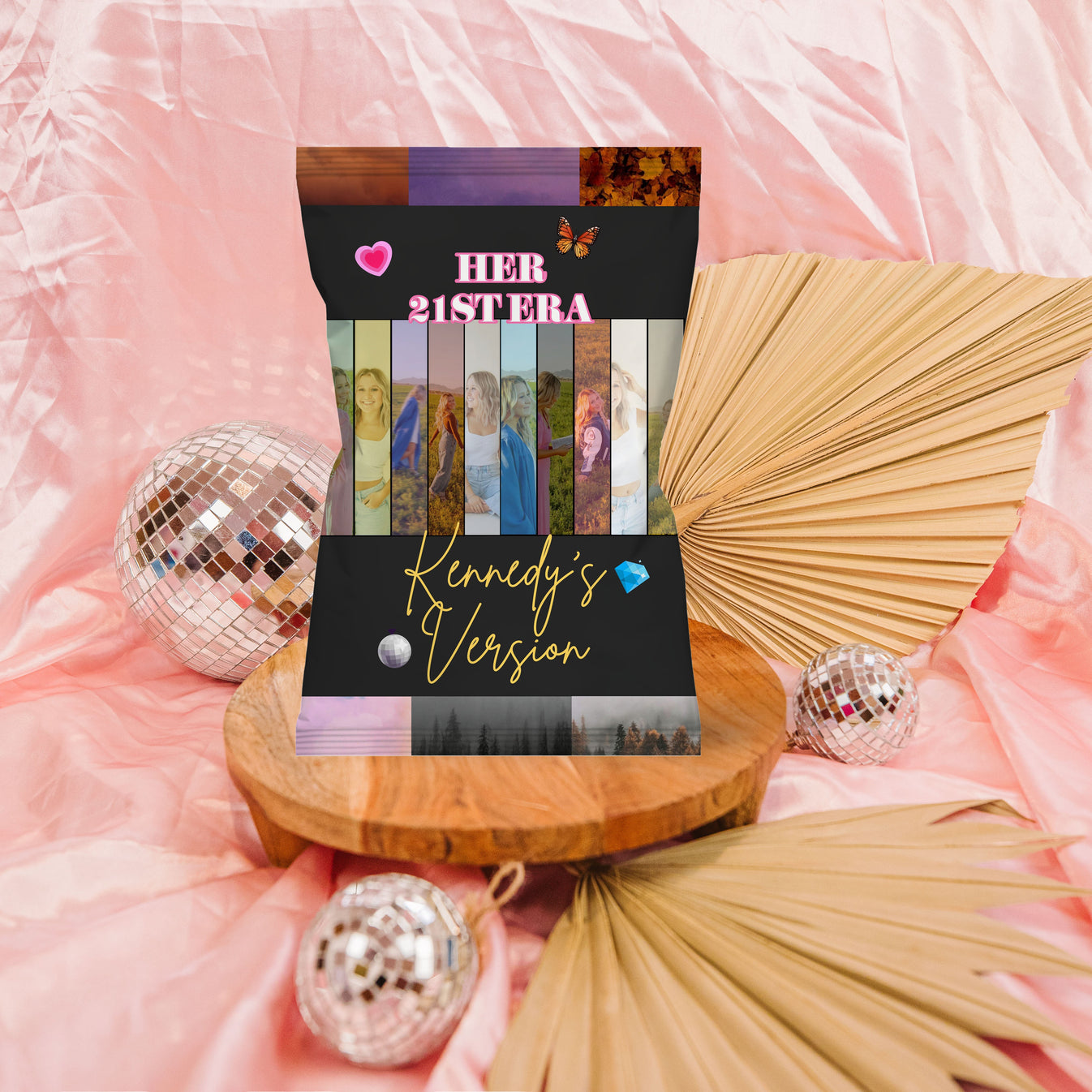 Eras Tour In Her Birthday Era Chip Bag Label | Swiftie Printable Party ...