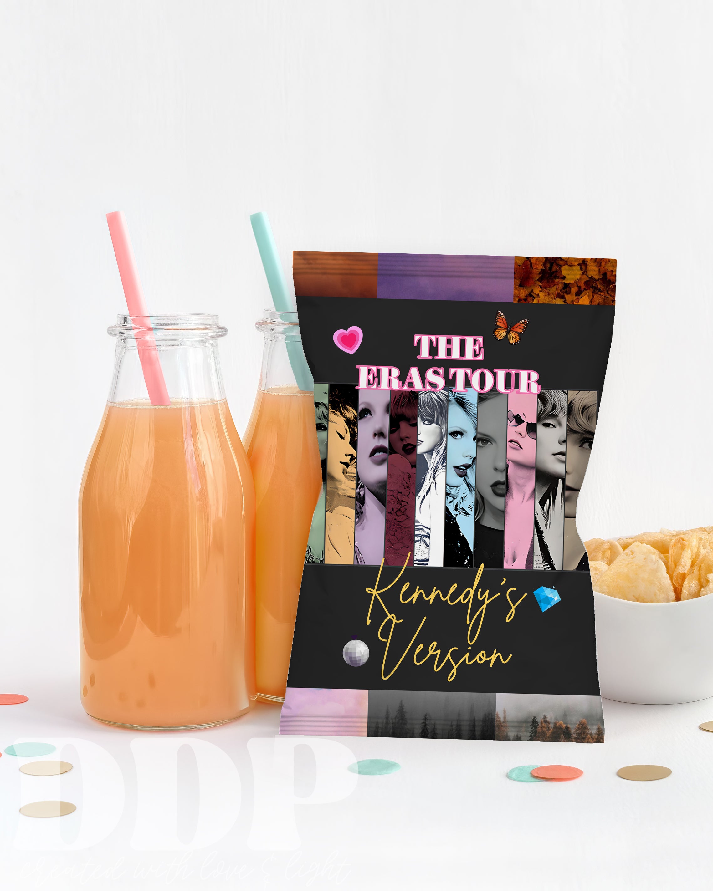 Eras Tour In Her Birthday Era Chip Bag Label | Swiftie Printable Party ...