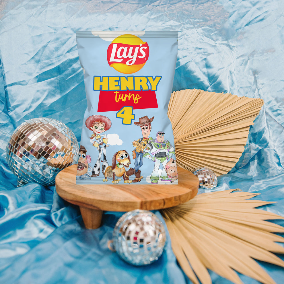 Toy Story Birthday Chips Bag Label | Toy Story Printable Party Decor ...