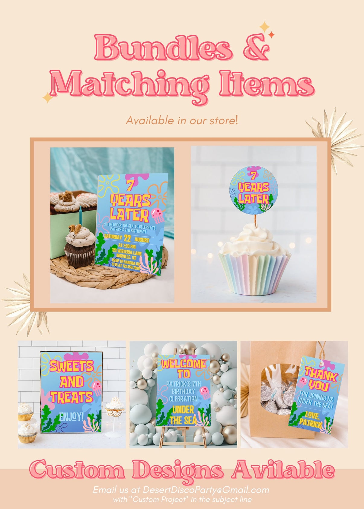 Spongebob Table Signs | Printable Colorful Spongebob Party Supplies ...