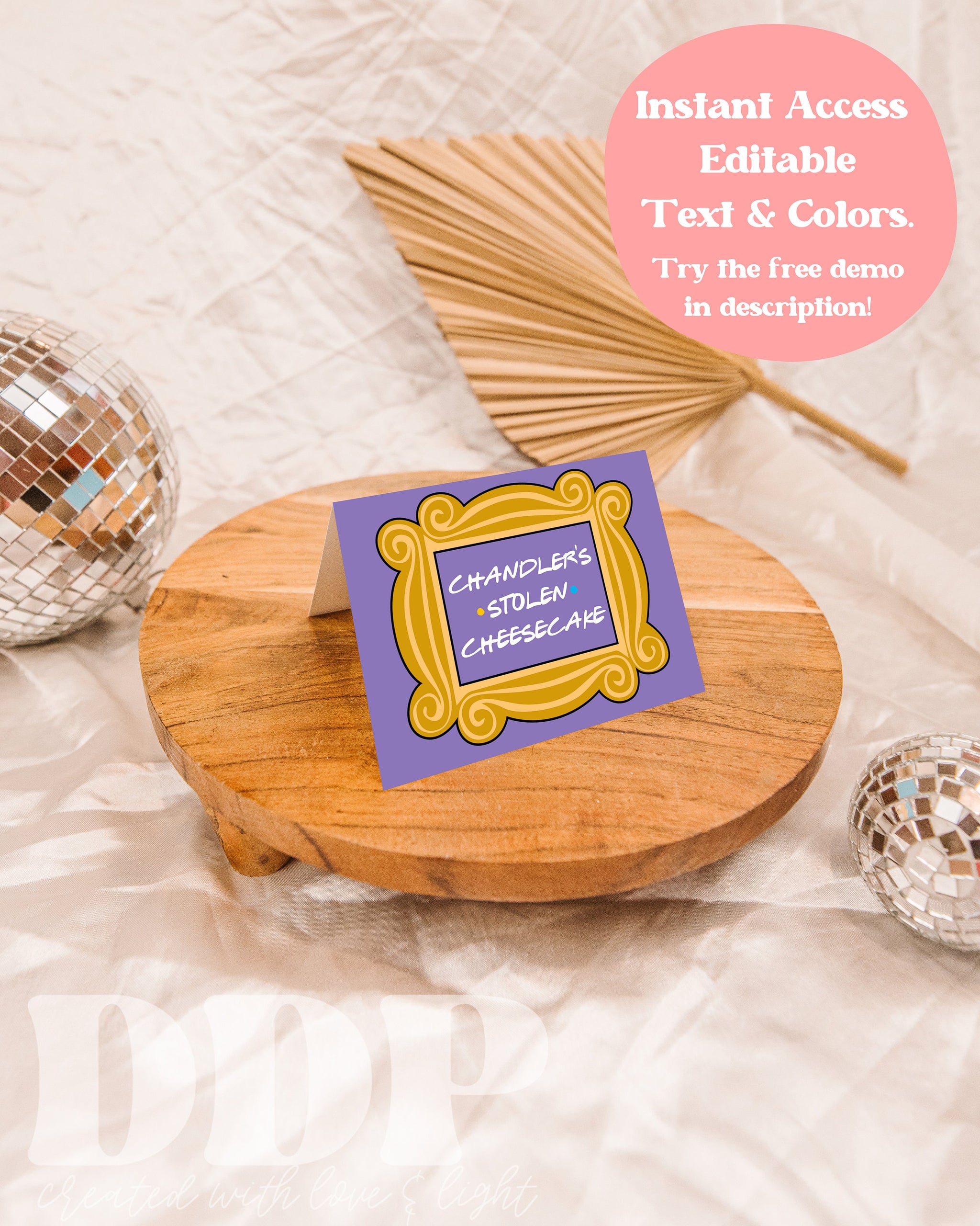 Friends Food Labels | Friends Themed Birthday Party Decor Editable Buf ...