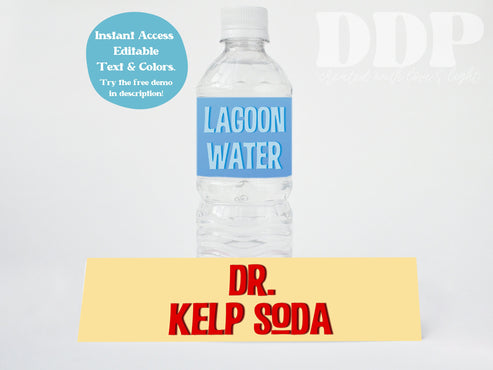 Spongebob Water Bottle Label | Printable Colorful Spongebob Party Drin ...