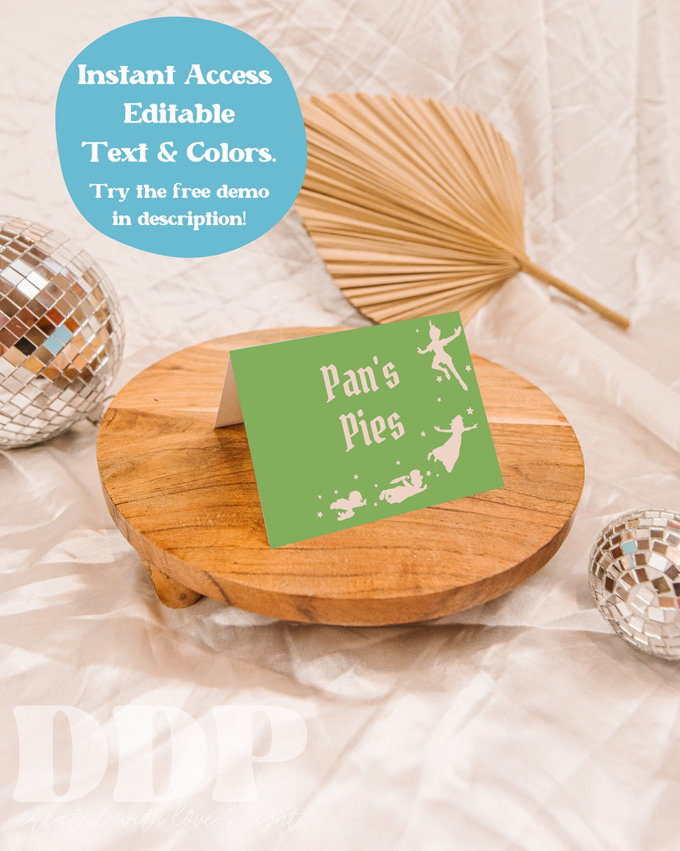 Peter Pan Food Tent Label | Neverland Birthday Party Supplies | Never ...