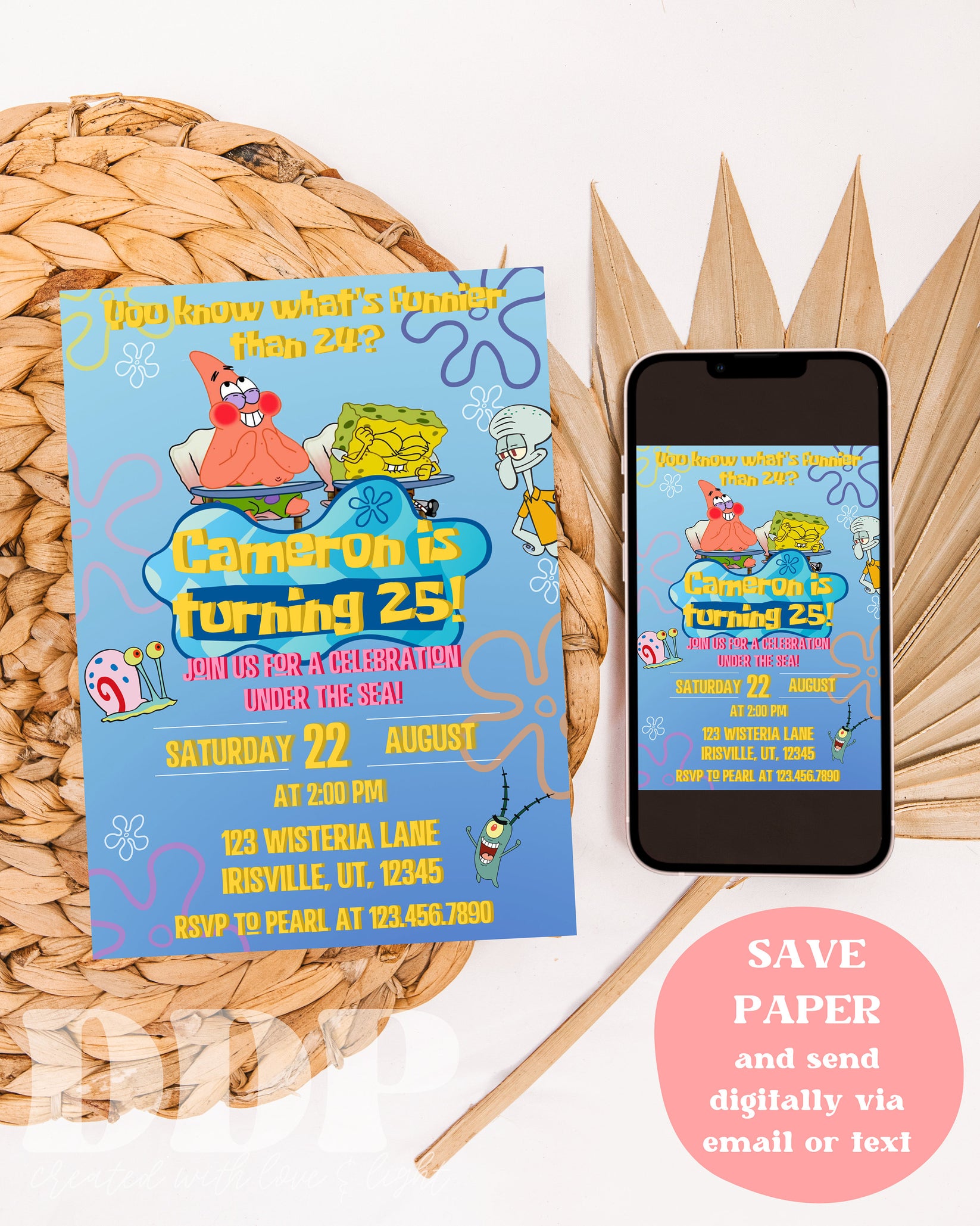 Funnier Then 24 25th Birthday Invitation Template | Funny 25th Birthda ...