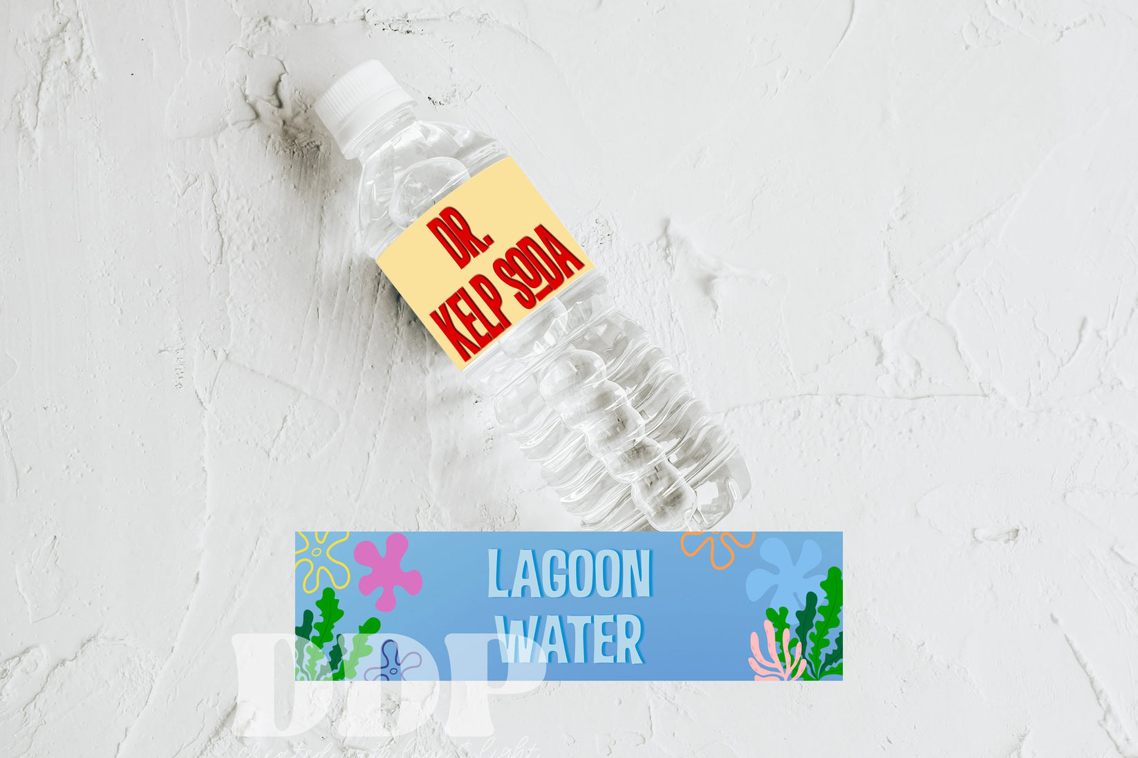 Spongebob Water Bottle Label | Printable Colorful Spongebob Party Drin ...